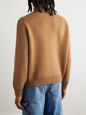 Bottega Veneta Ribbed Cashmere-blend Half-zip Sweater