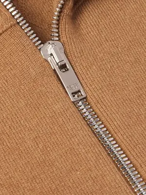Bottega Veneta Ribbed Cashmere-blend Half-zip Sweater