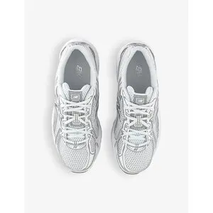 NEW BALANCE 740 V2 Logo-embroidered Mesh Low-top Trainers - White Metallic