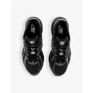 NEW BALANCE 740 V2 Logo-embroidered Low-top Trainers - Black Metallic