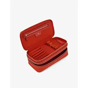 ANYA HINDMARCH Logo-jacquard Nylon Pouch - Burnt Sienna