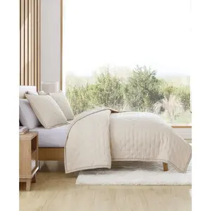 UGG Devon Braid Quilt Set, Full Queen - Birch