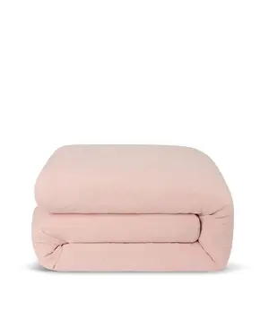 PIGLET IN BED Linen Blend Duvet Cover - Rose