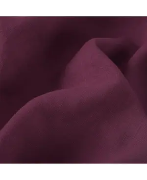 PIGLET IN BED Linen Blend Flat Sheet - Berry