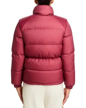 Moncler Re/icons Verone Reversible Puffer Jacket - Dark Red