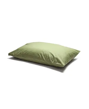 PIGLET IN BED Washed Cotton Percale Pillowcase Pair, Standard Pear