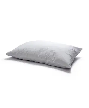 PIGLET IN BED Washed Cotton Percale Pillowcase Pair, Standard White