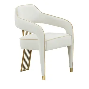 TOV FURNITURE Corralis Performance Dining Chair Cream