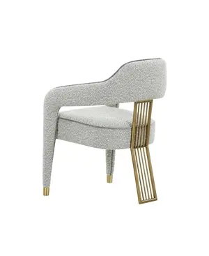 TOV FURNITURE Corralis Performance Dining Chair - Grey