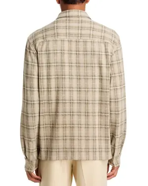 Madewell Houndstooth Long Sleeve Button Down Shirt - Cargo Plaid