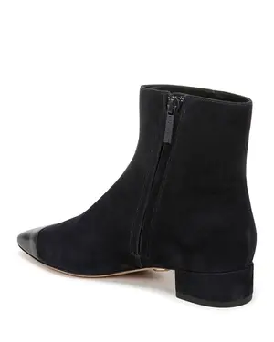 Veronica Beard Cecile Cap Toe Booties