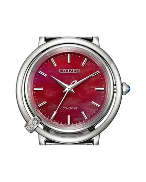 Citizen Eco Drive Classic Arcly Watch, 31mm - Red/silver