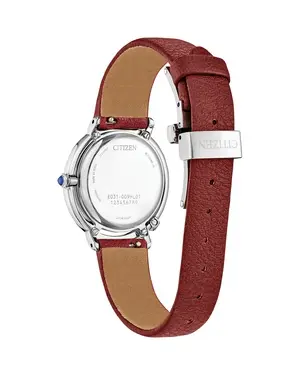 Citizen Eco Drive Classic Arcly Watch, 31mm - Red/silver