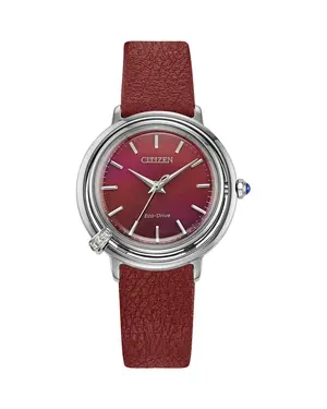 Citizen Eco Drive Classic Arcly Watch, 31mm - Red/silver