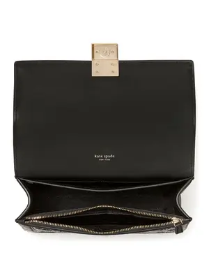 Kate Spade New York Deco Plaid Tweed Chain Shoulder Bag