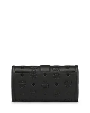 Mcm Tracy Embossed Leather Woc Bag