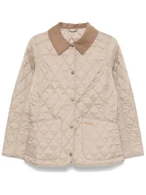 Barbour Quilted Collared Jacket - Brown