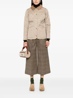 Barbour Quilted Collared Jacket - Brown