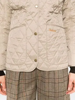Barbour Quilted Collared Jacket - Brown