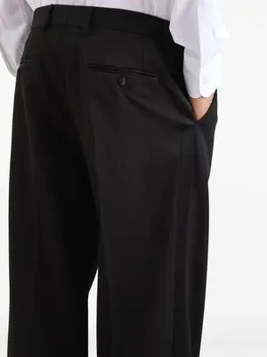 Dolce & Gabbana Gabardine Tuxedo Trousers - Black