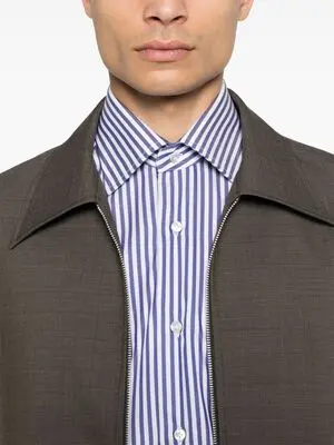 BARBA NAPOLI Striped Shirt - Blue
