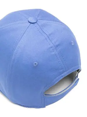 Marni Logo-embroidered Baseball Cap - Blue