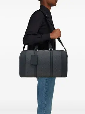 FERRAGAMO Monogram Duffle Bag - Grey