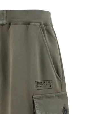 Dsquared2 Cotton Cargo Shorts - Green