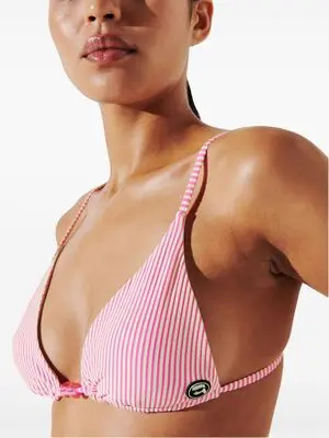 Karl Lagerfeld Ikon Bikini Top - Pink