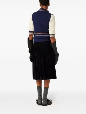 Miu Miu Ribbed-knit Cardigan