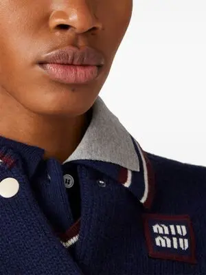 Miu Miu Ribbed-knit Cardigan