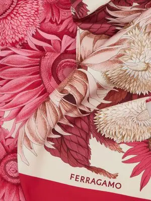 FERRAGAMO Sunflower Print Bandeau - Pink