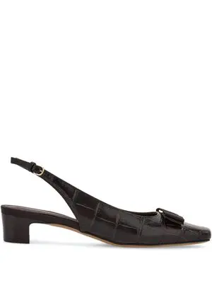 FERRAGAMO 30mm Vara Pumps - Brown