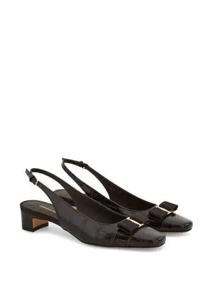 FERRAGAMO 30mm Vara Pumps - Brown
