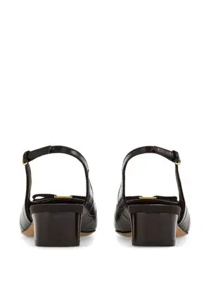 FERRAGAMO 30mm Vara Pumps - Brown