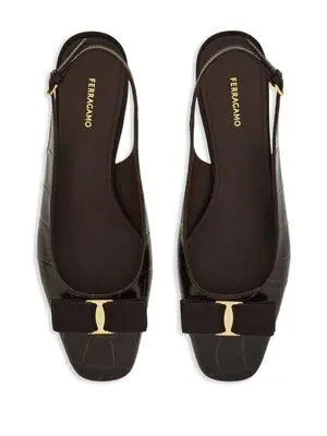 FERRAGAMO 30mm Vara Pumps - Brown