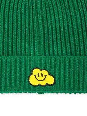GHAYME Cloud-appliqué Beanie - Green