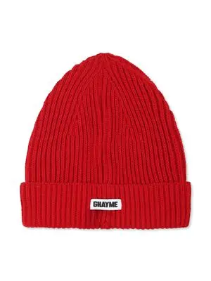 GHAYME Cloud-appliqué Beanie - Red