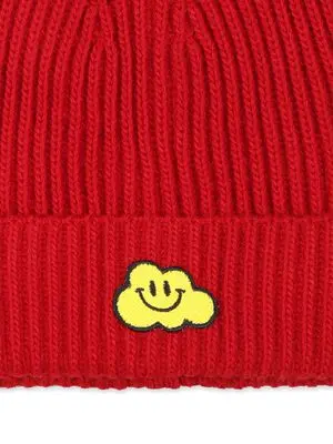 GHAYME Cloud-appliqué Beanie - Red