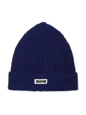 GHAYME Cloud-appliqué Beanie - Blue