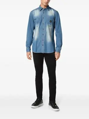 Philipp Plein Skull-appliqué Shirt