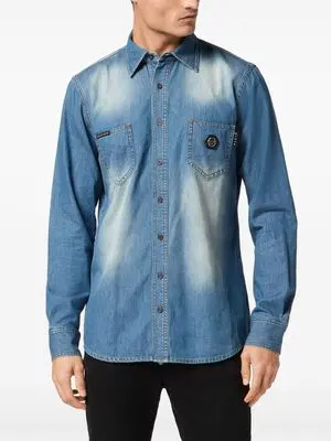 Philipp Plein Skull-appliqué Shirt