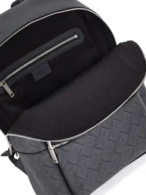 FERRAGAMO Embossed Gancini Backpack - Grey