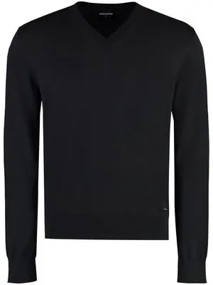 Dsquared2 Cotton V-neck Sweater