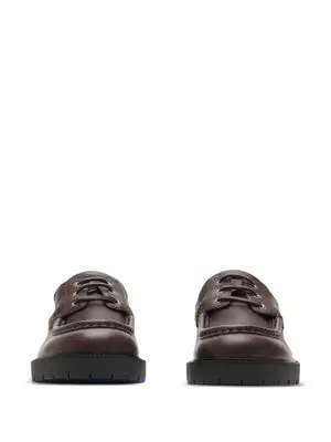 Burberry Raft Boat Shoes - Brown
