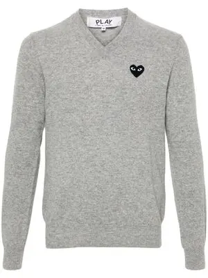 Play Comme Des Garcon Relaxed Knitwear For Women