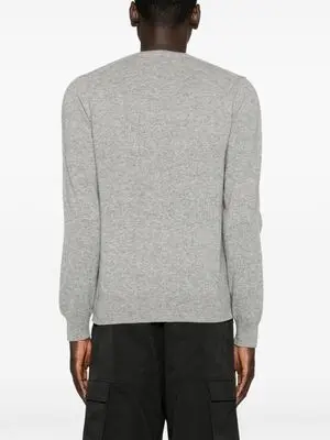 Play Comme Des Garcon Mélange-effect Wool Jumper - Grey