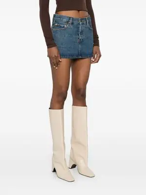 Wardrobe.NYC Denim Micro Mini Skirt