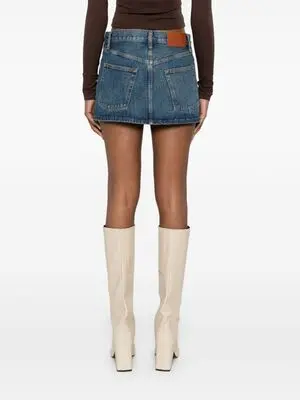 Wardrobe.NYC Denim Micro Mini Skirt