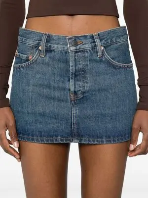 Wardrobe.NYC Denim Micro Mini Skirt